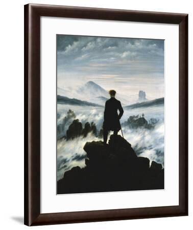 The Wanderer Above the Sea of Fog, c.1818 Art Print by Caspar David ...