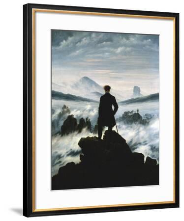 The Wanderer Above the Sea of Fog, c.1818 Art Print by Caspar David ...