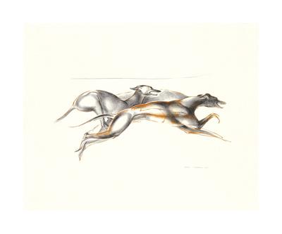 'Full Stretch' Premium Giclee Print - John Skeaping | Art.com