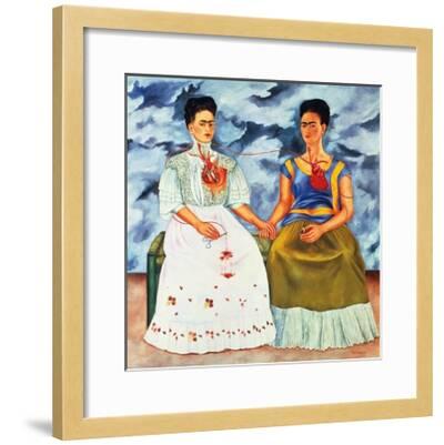 The Two Fridas,, c.1939 Art Print by Frida Kahlo | Art.com