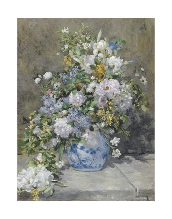 Spring Bouquet, 1866 Art Print - Pierre-Auguste Renoir | Art.com