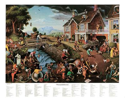 'Proverbidioms' Art Print - T^ E^ Breitenbach | Art.com