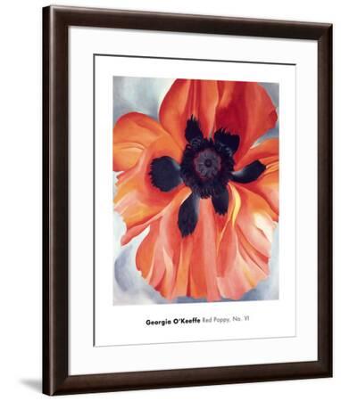 Red Poppy, No. VI, 1928 Art Print by Georgia O'Keeffe | Art.com