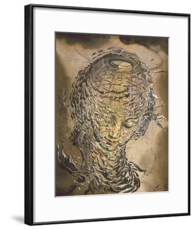 Exploding Raphaelesque Head Art Print by Salvador Dali | Art.com