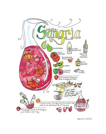 'Sangria' Art Print - Marcella Kriebel | Art.com
