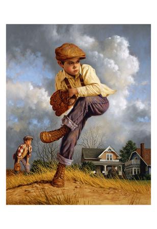 'Fastball' Art Print - Jim Daly | Art.com