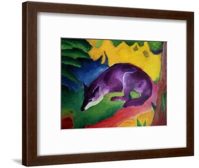 Blue Fox, 1911 Giclee Print by Franz Marc | Art.com