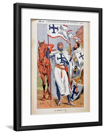 The Knights Templar, Illustration from "Histoire De France" by Jules ...