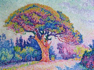 'The Pine Tree at St. Tropez, 1909' Giclee Print - Paul Signac | Art.com