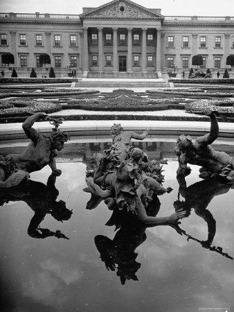 'View Showing the Exterior of Lynnewood Hall' Photographic Print ...