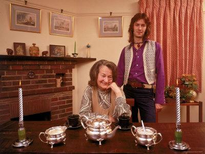 'Eric Clapton with His Grandmother Rose Clapp' Premium Photographic ...