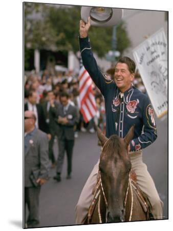 California Republican Gubernatorial Candidate Ronald Reagan in Cowboy ...