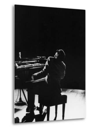 Blind Singer and Jazz Pianist Ray Charles Performing in Concert at ...