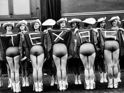 'Texas Rangerettes Performing During Inauguration Festivities for ...