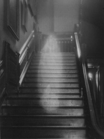 'Ghost Descending the Staircase at Raynham Hall, Norfolk, England ...