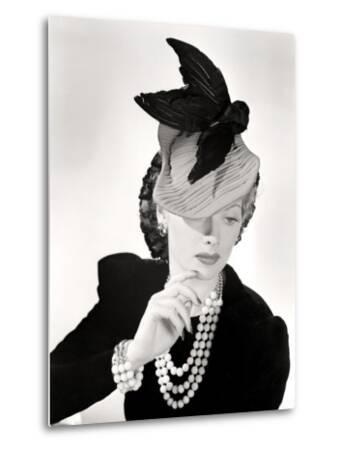 Lucille Ball Models a Unique Hat for a Publicity Still, 1940's Photo by ...