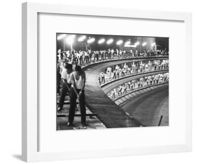 3-Tiered Driving Range in Japan Photographic Print by | Art.com