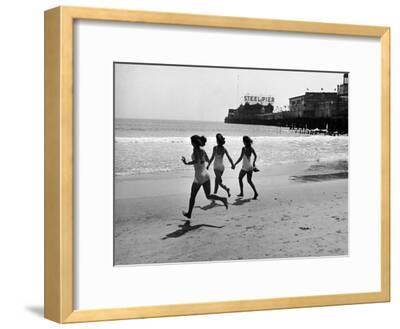 Beach at Atlantic City, the Site of the Atlantic City Beauty Contest ...