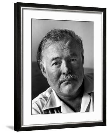 Portrait of Writer Ernest Hemingway Premium Photographic Print by ...