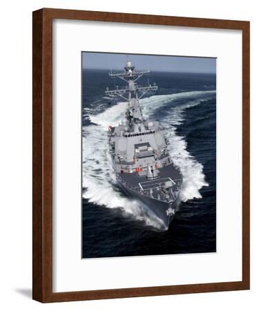 The Pre-Commissioning Unit Jason Dunham Conducts Sea Trials in the ...