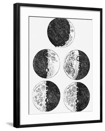 Galileo's Drawings of the Phases of the Moon Photographic Print by ...