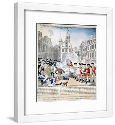 Boston Massacre, 1770 Giclee Print by Paul Revere | Art.com