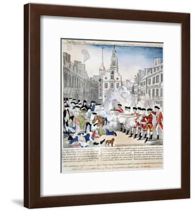 Boston Massacre, 1770 Giclee Print by Paul Revere | Art.com
