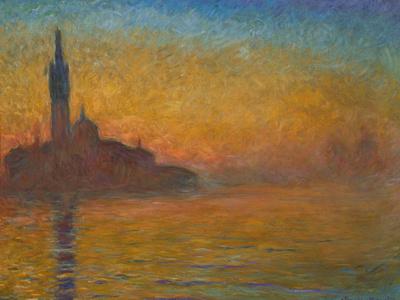 Venice by Twilight, 1908 Giclee Print - Claude Monet | Art.com