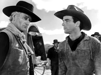'Red River, John Wayne, Montgomery Clift, 1948' Photo | Art.com