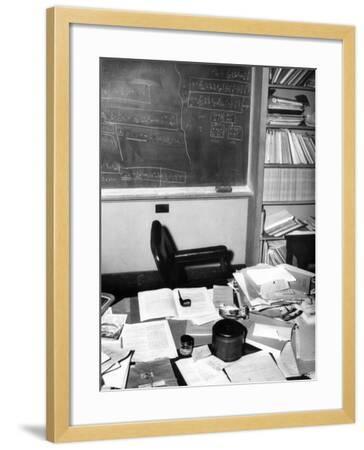 Albert Einstein's Study at the Institute for Advance Study at Princeton ...