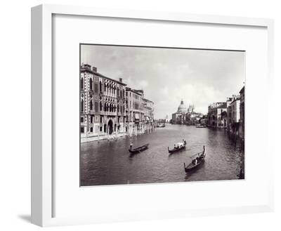 View of the Grand Canal with Gondolas Photographic Print by | Art.com