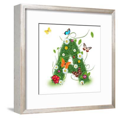 Beautiful Spring Letter "A" Art Print by Kesu01 | Art.com