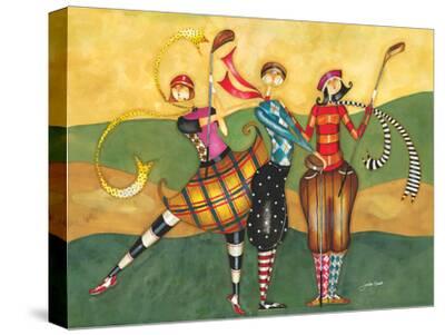 Golfing Girls Giclee Print by Jennifer Garant | Art.com