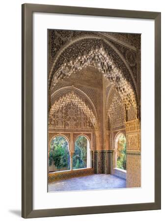 Alhambra, Nazari Palace, Palace of the Lions,Hall of Aljimences, 9-14th ...