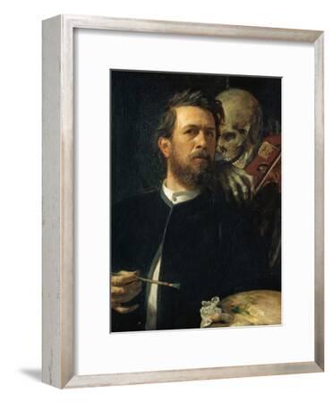 Self-Portrait with Death Playing the Fiddle, 1872 Giclee Print by ...