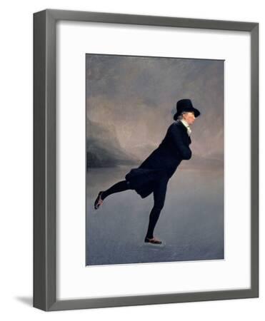 The Reverend Robert Walker Skating on Duddingston Loch, 1795 Giclee ...