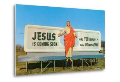 Billboard, Jesus is Coming Photographic Print by Found Image Press ...