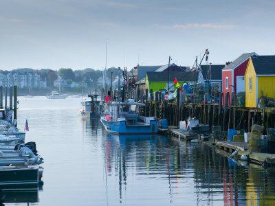 'Maine, Portland, Widgery Wharf, USA' Photographic Print - Alan Copson ...