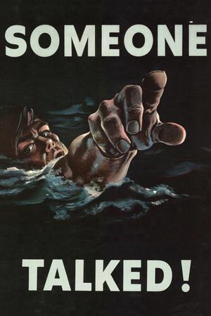 'Someone Talked WWII War Propaganda' Posters | AllPosters.com