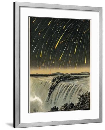 Leonid Meteor Shower of 1833, Artwork Photographic Print by Detlev Van ...