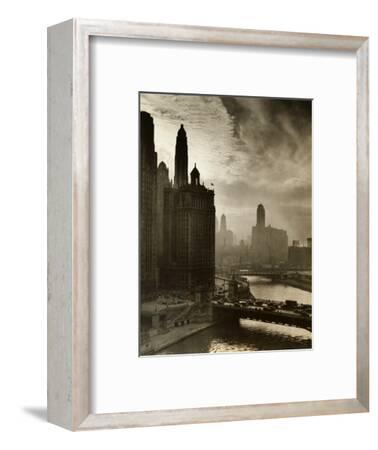 View of Chicago Sky and Skyscrapers Photographic Print by | Art.com