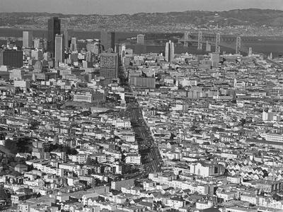 'San Francisco Aerial 1973' Photographic Print - Sal Veder | Art.com