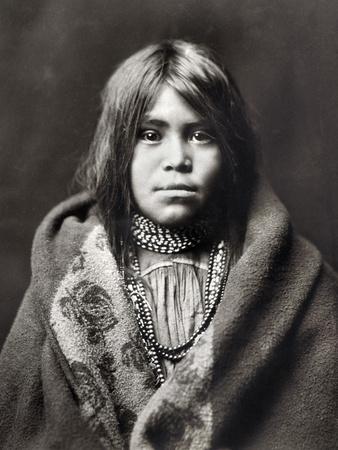 Apache Girl, C1903 Photographic Print - Edward S^ Curtis | Art.com