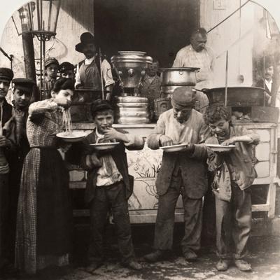 'Spaghetti Vendor, C1908' Photographic Print | Art.com
