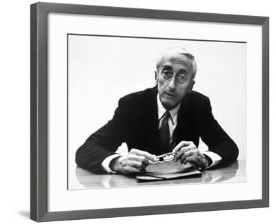 Jacques Cousteau (1910-1997) Photographic Print by | Art.com