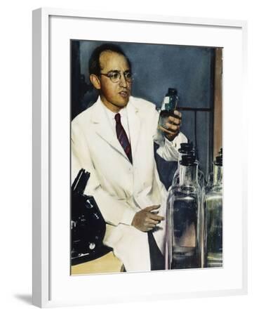 Jonas Salk (1914-1995) Photographic Print by | Art.com