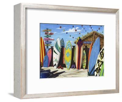 Surf Shack Art Print by Scott Westmoreland | Art.com