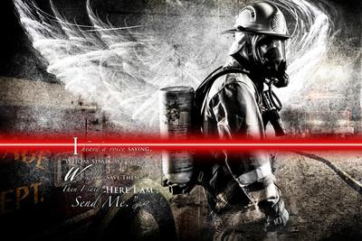 'Send Me Firefighter 1' Giclee Print - Jason Bullard | Art.com