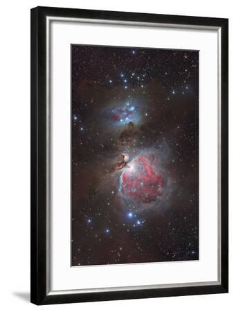 Messier 42, the Great Nebula in Orion and Ngc 1977, the Running Man Nebula Photographic Print by ...