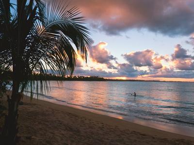 'Sunset, Vacia Talega Beach, Puerto Rico' Photographic Print - George ...